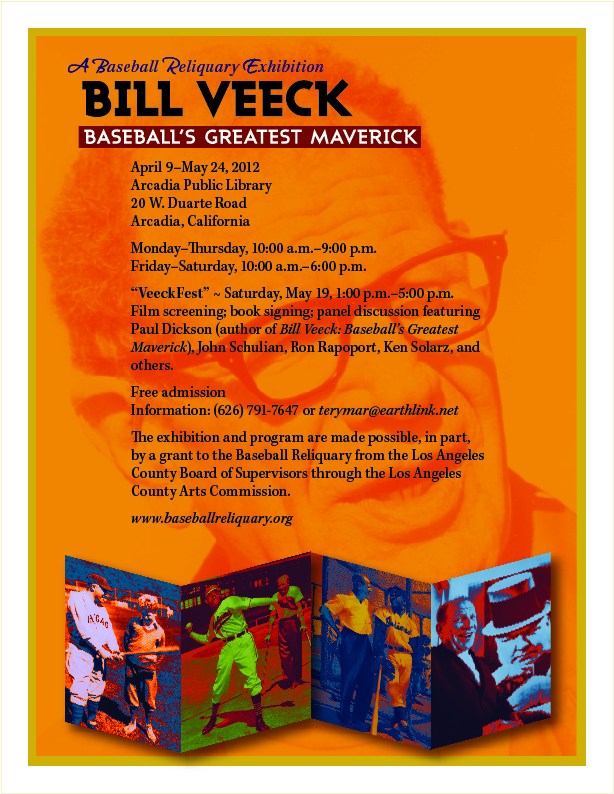 Baseball Reliquary program honors Bill Veeck